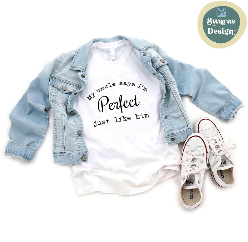 My Uncle Says I’m Perfect Baby Onesie® – Funny Uncle Baby Bodysuit ...