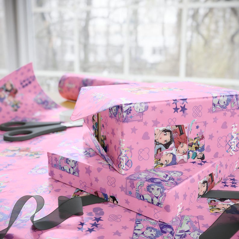 K-pop Demon Hunters HUNTRIX Wrapping Paper - Etsy UK