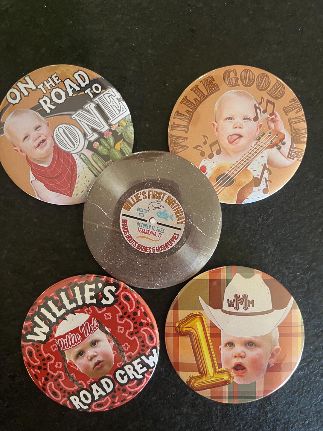 Custom Birthday Buttons: Personalized Party Favors, Milestone ...
