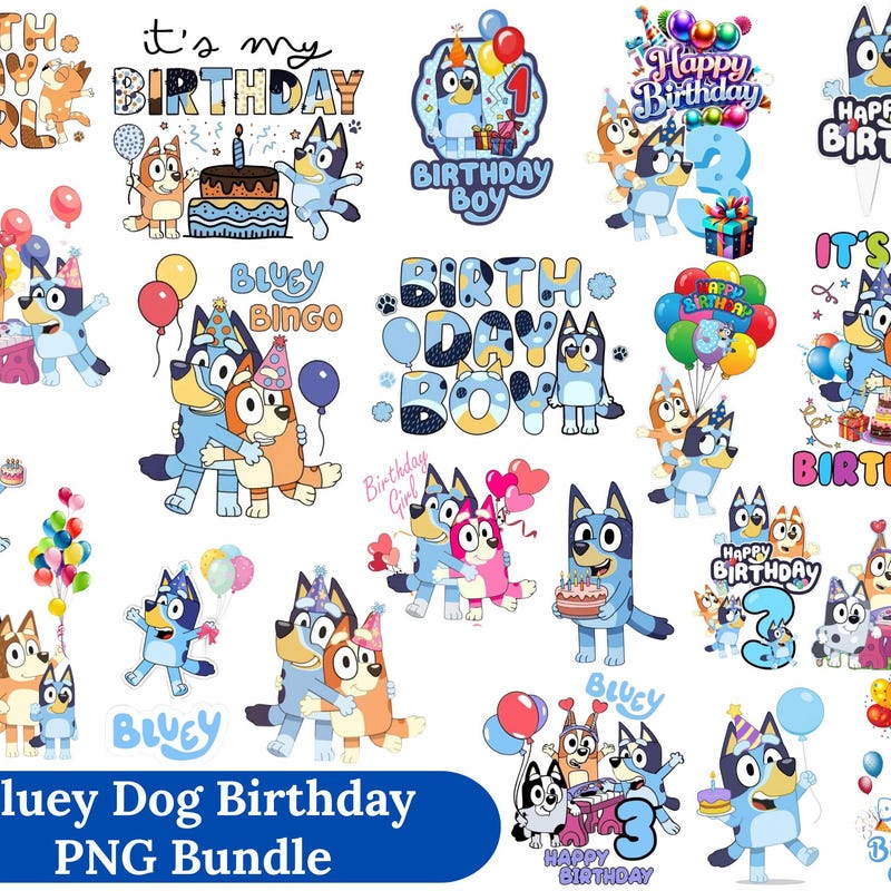 Birthday Card Dog Art - Etsy