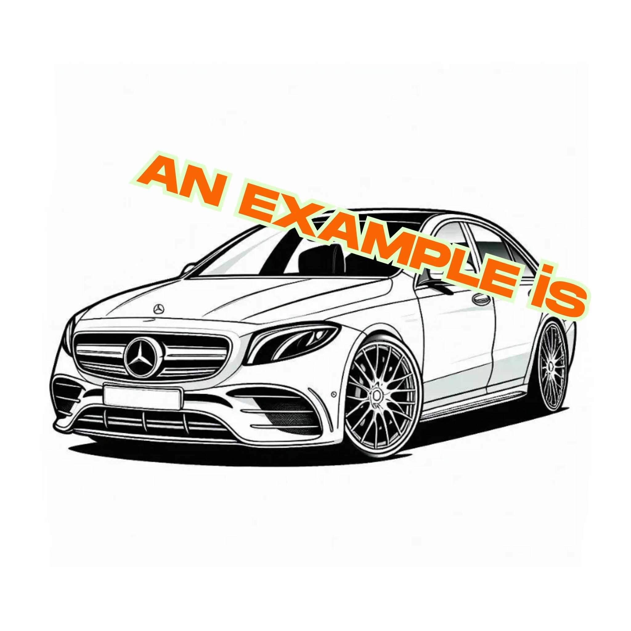 Car Themed Coloring Book for Kids, 50 Different Car Designs - Etsy