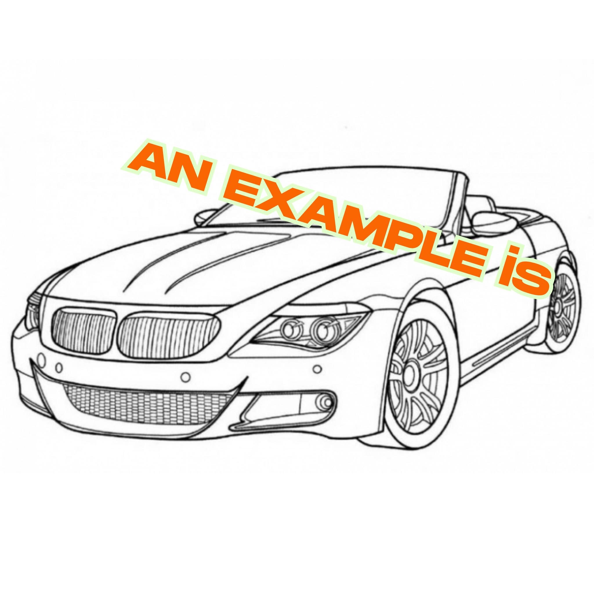 Car Themed Coloring Book for Kids, 50 Different Car Designs - Etsy
