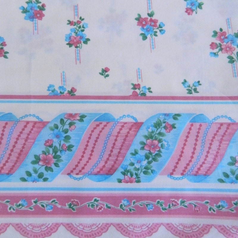 Border Print Fabric - Etsy