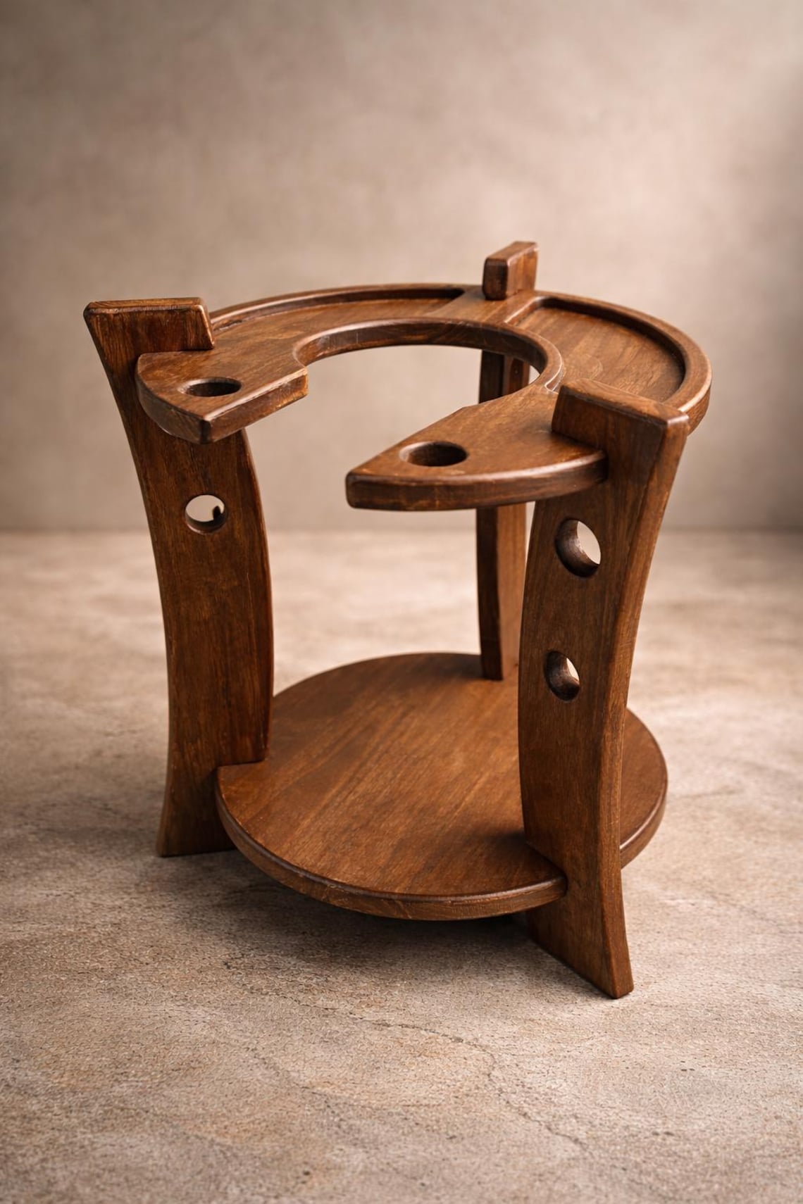 Modern Wooden Hookah Table – Lightweight, Easy to Assemble, Minimal ...