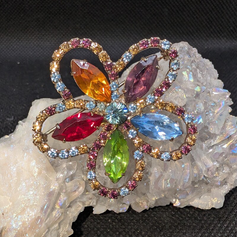 Multi Colored Brooch - Etsy