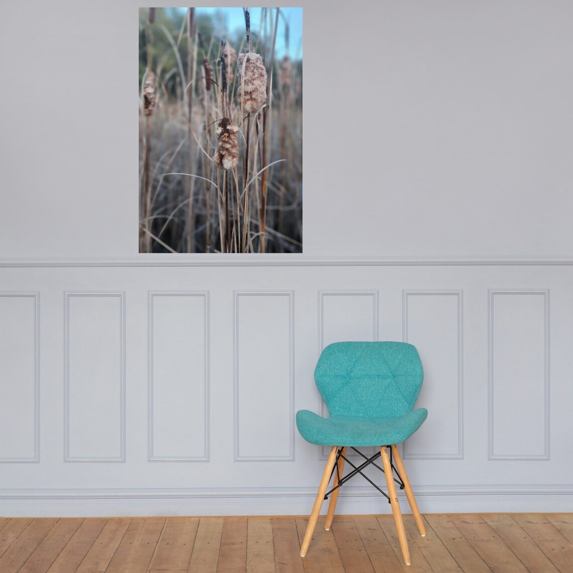 FUZZY CATTAILS PRINT - Northern Michigan Nature Photography - Unframed ...