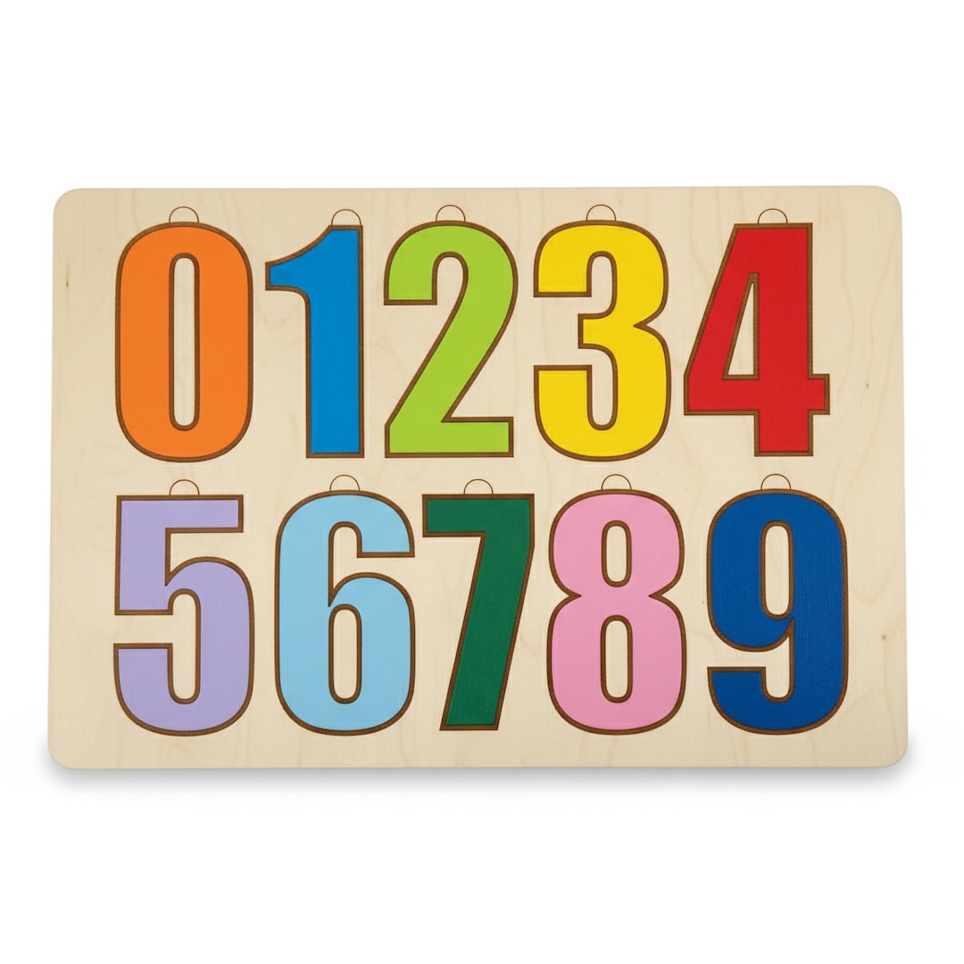 Montessori Math Toy SVG, Wooden Puzzle Files, Preschool Counting Board ...