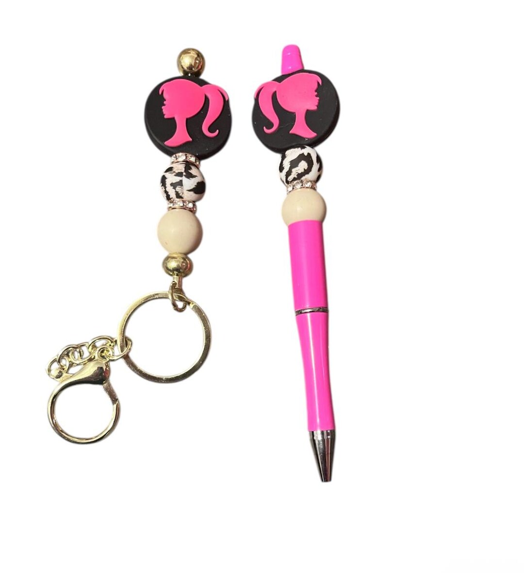 Barbie Key Chain and Pen Set - Etsy