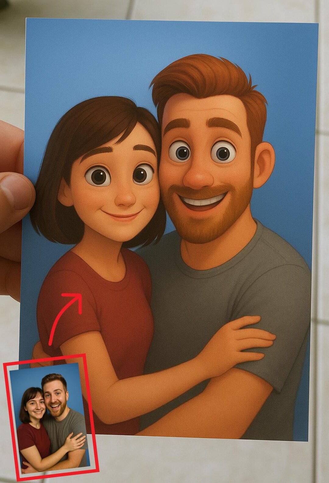 Custom Pixar Style Portrait – Personalized Cartoon Illustration ...