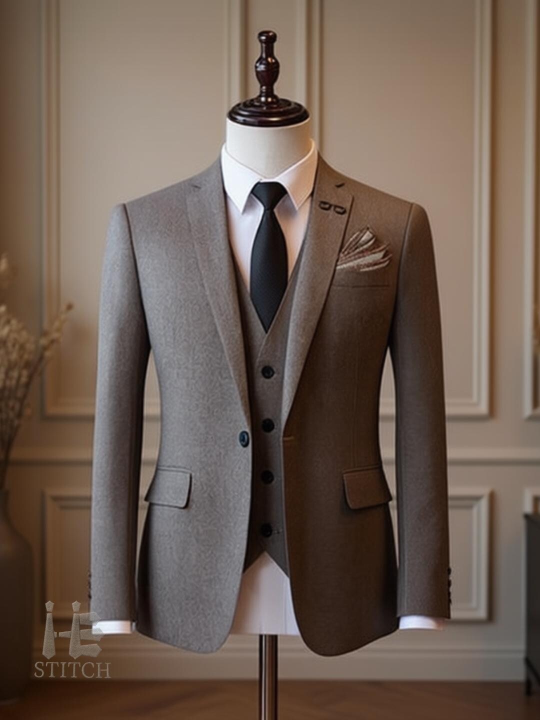 Old Money Three-piece Slim Fit for Men Custom Tailored Wedding Prom ...