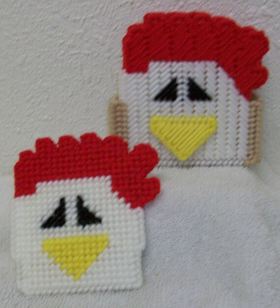 Chicken Coasters - Etsy