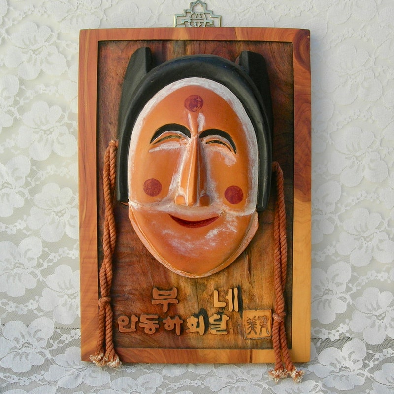 Painted Face Mask - Etsy