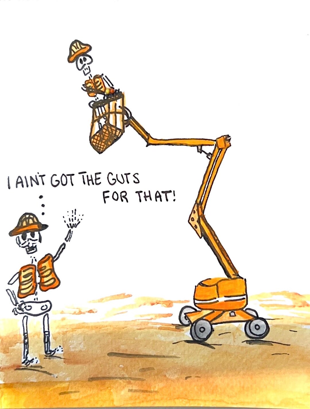 Gifts for Him, Construction Greeting Card - Etsy