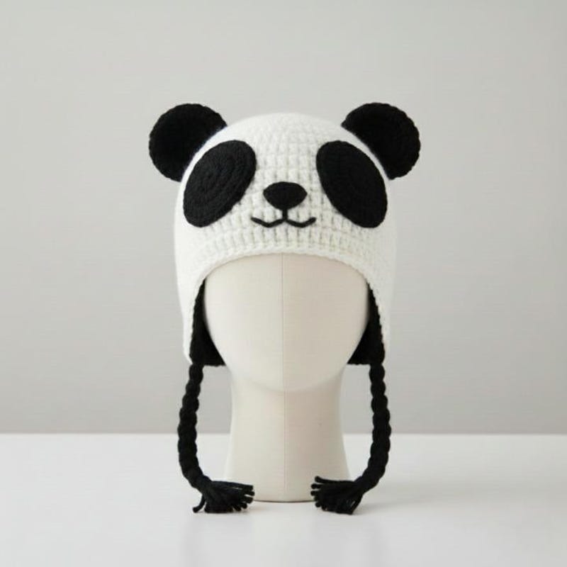 Baby Panda Hat - Etsy