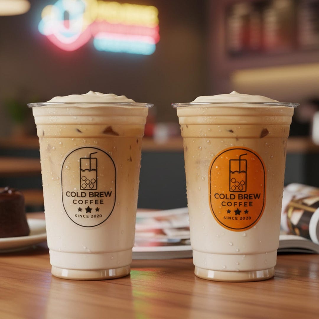 Custom Business Logo Stickers, Personalized 2" Labels for Coffee Shops ...
