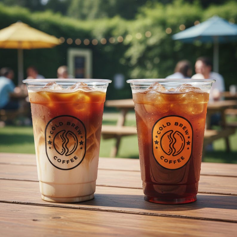 Custom Business Logo Stickers, Personalized 2" Labels for Coffee Shops ...