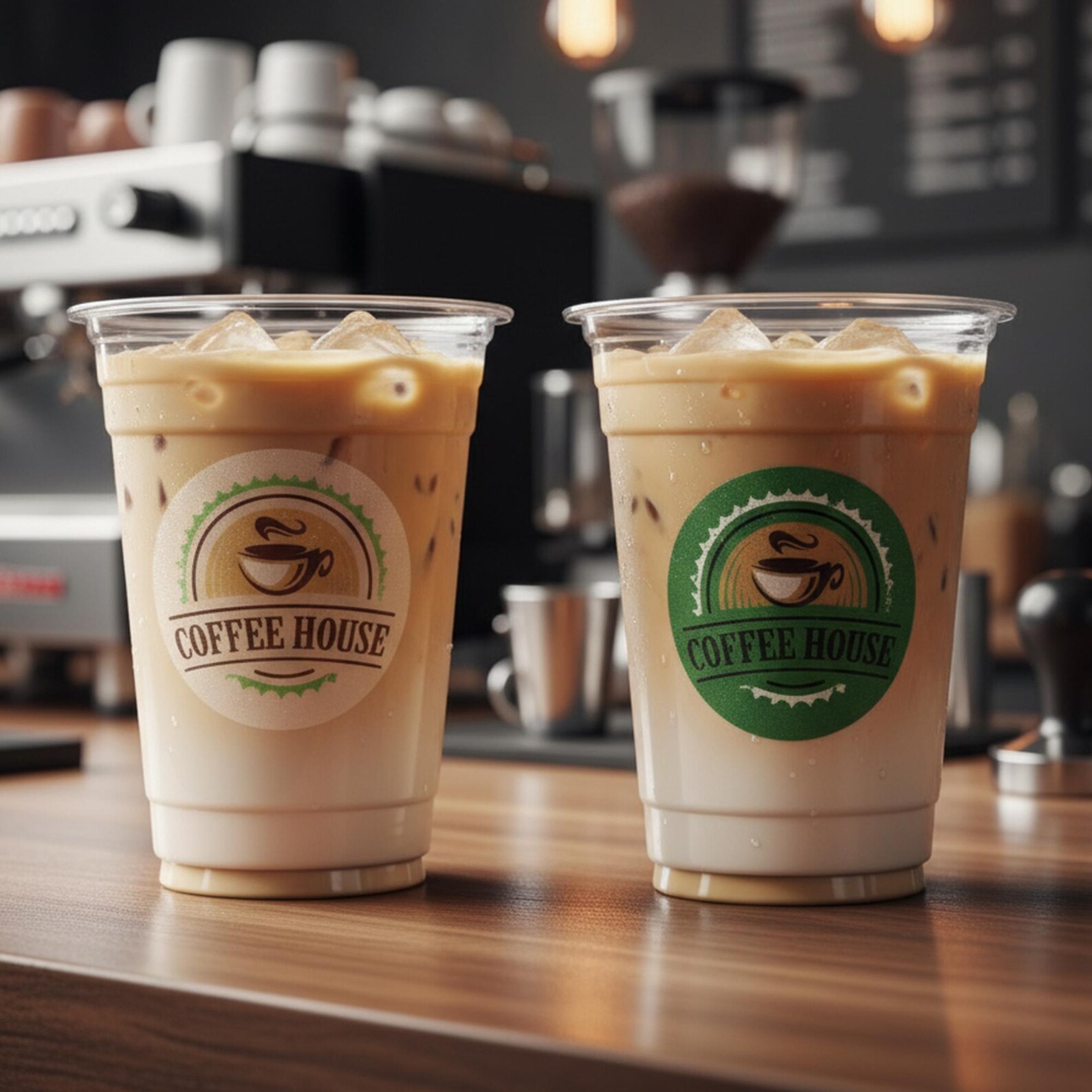 Custom Business Logo Stickers, Personalized 2" Labels for Coffee Shops ...