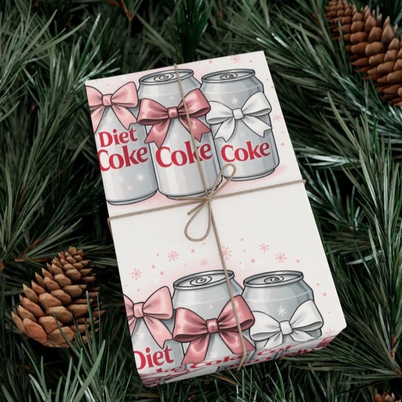 Diet Coke Wrapping Paper Christmas - Etsy
