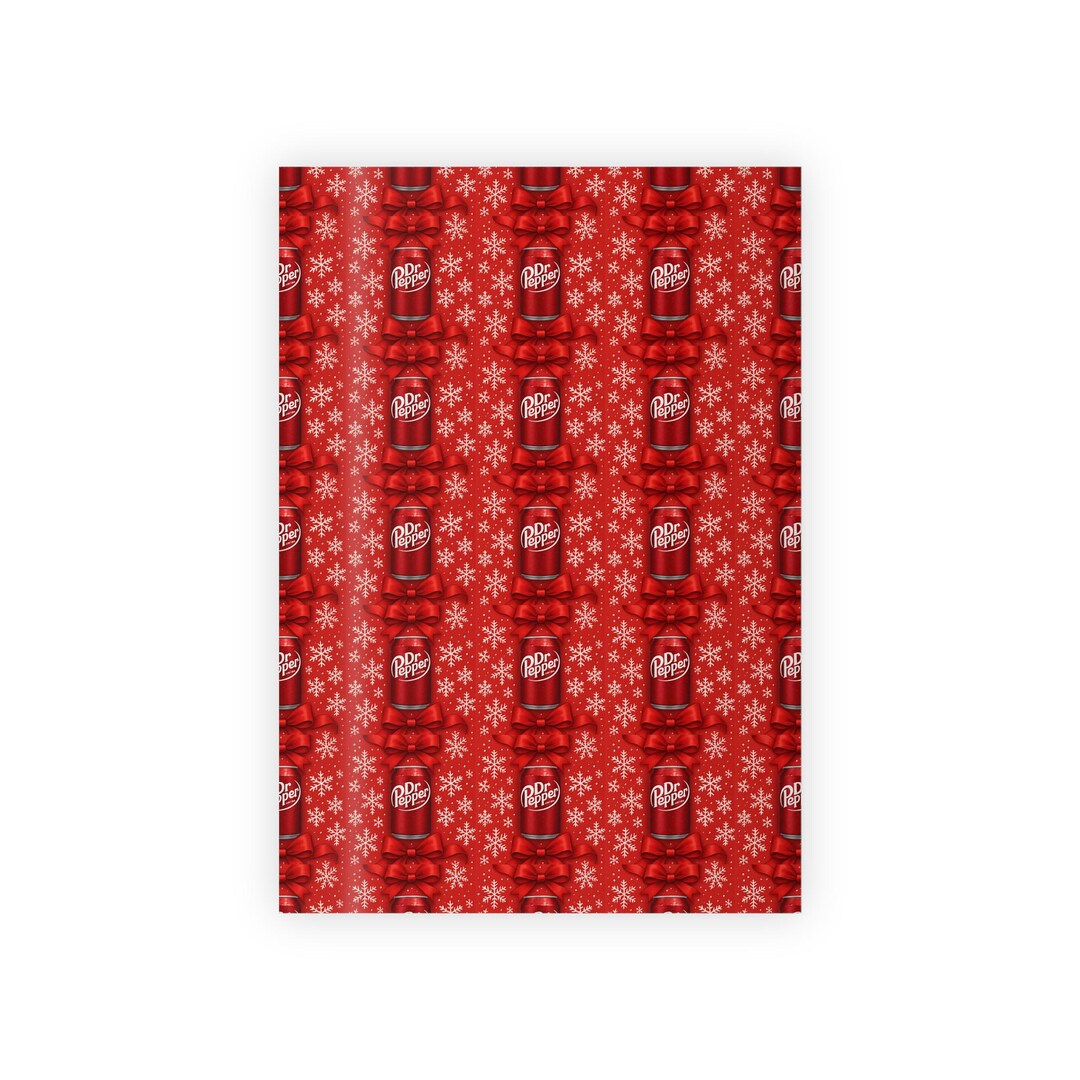 Dr Pepper Wrapping Paper 1pc - Etsy