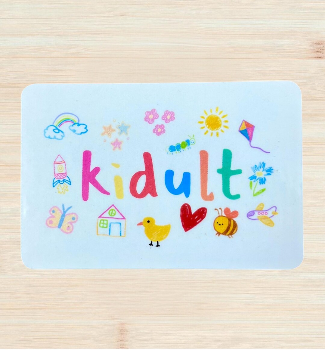 Kidult Doodles Sticker - Etsy