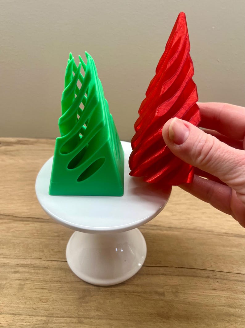 3D Printed Christmas Tree Fidget Toy | Holiday Desk Decor - Etsy