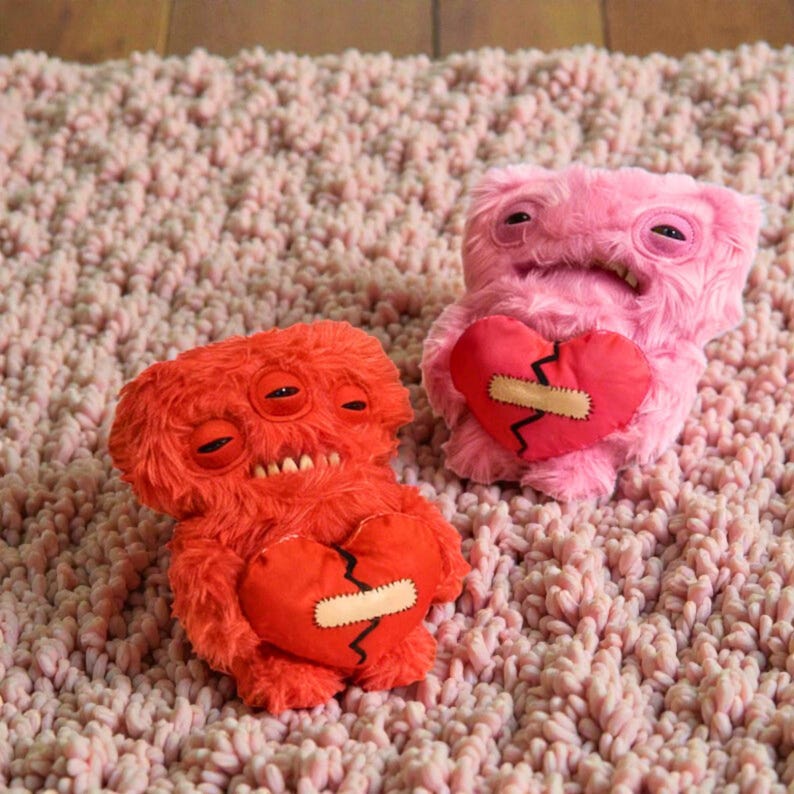 Uggler Love Fugg - Wide Eyed Weirdo,plush Love Pink Fuggler,plush Love ...