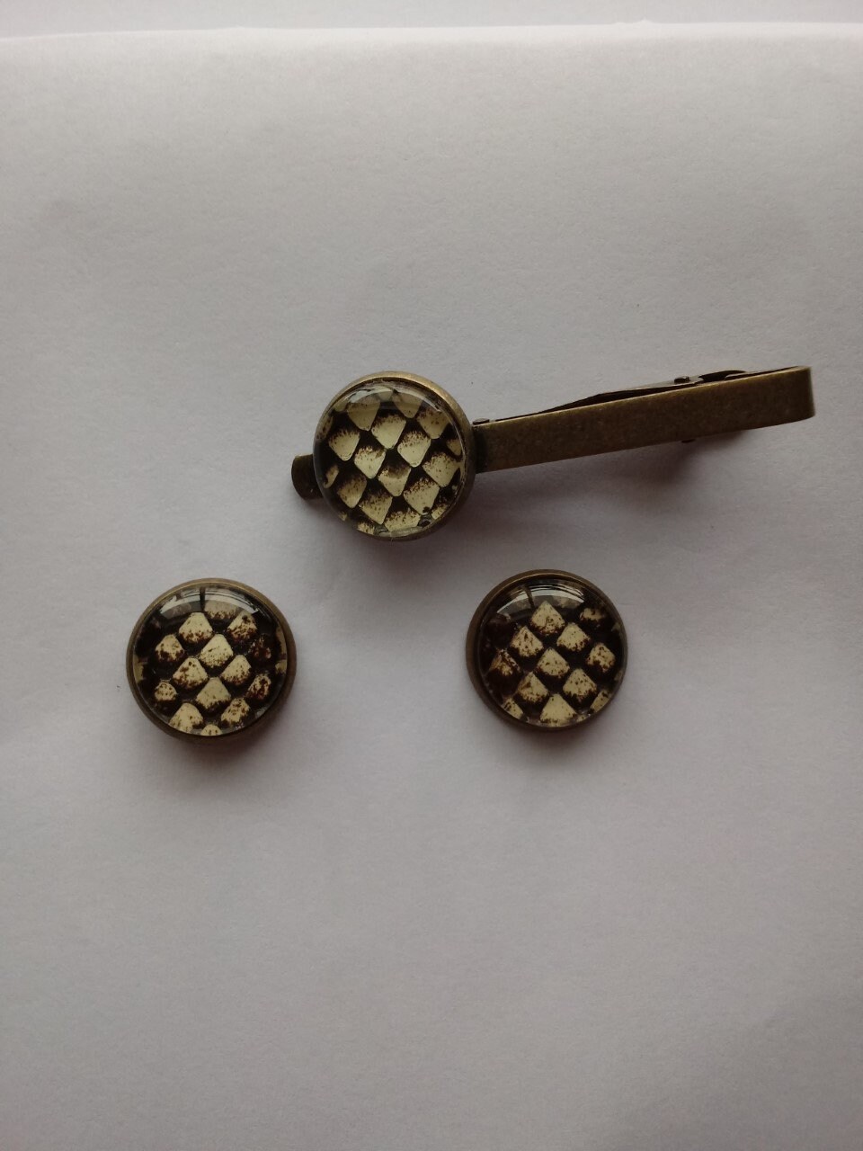 Python Tie Clip Cuff Links Genuine Snakeskin Tie Bar Tie - Etsy UK