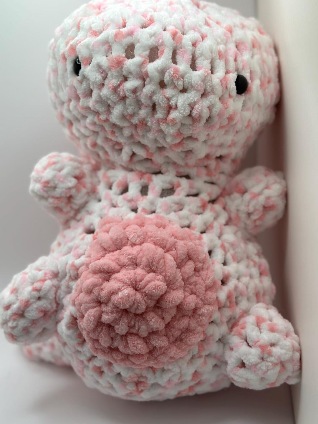 Handmade Crocheted Dinosaur: Yarn Plushie Toy - Etsy