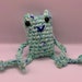 Baphomet Keychain Crochet Baphomet Satanic Goat Crochet Keychain ...