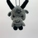Baphomet Keychain Crochet Baphomet Satanic Goat Crochet Keychain ...