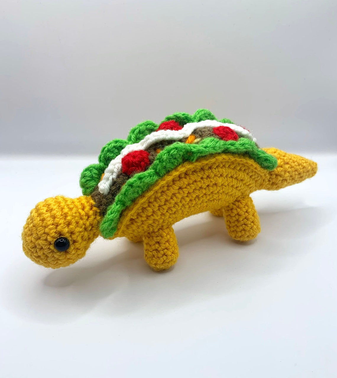 Tacosaurus Plushie Crochet Tacosaurus Dinosaur Crochet - Etsy
