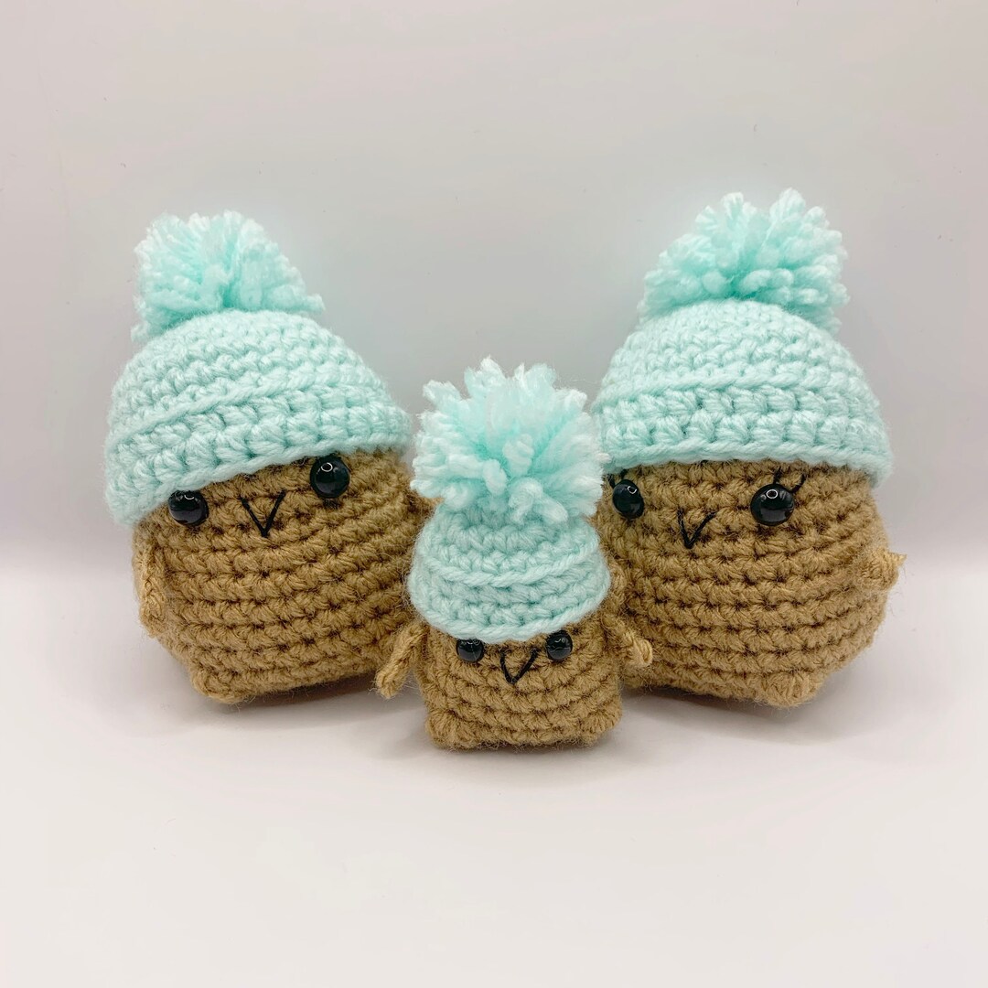 Potato Trio - Crochet Potato - Amigurumi - Crochet Food - Potato ...