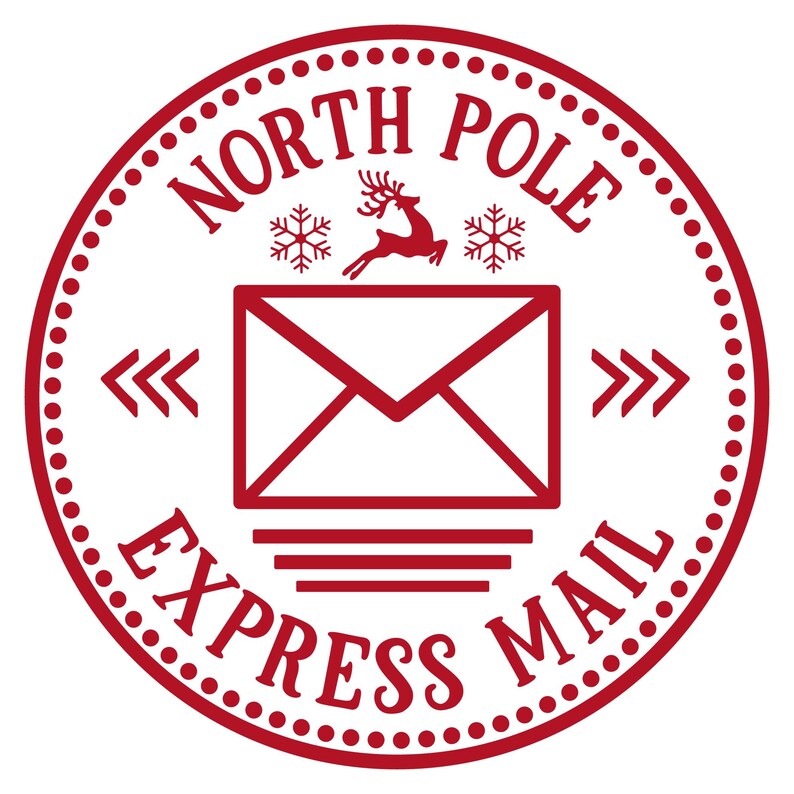 Christmas Santa Stamps SVG Bundle, North Pole Designs (digital Download ...