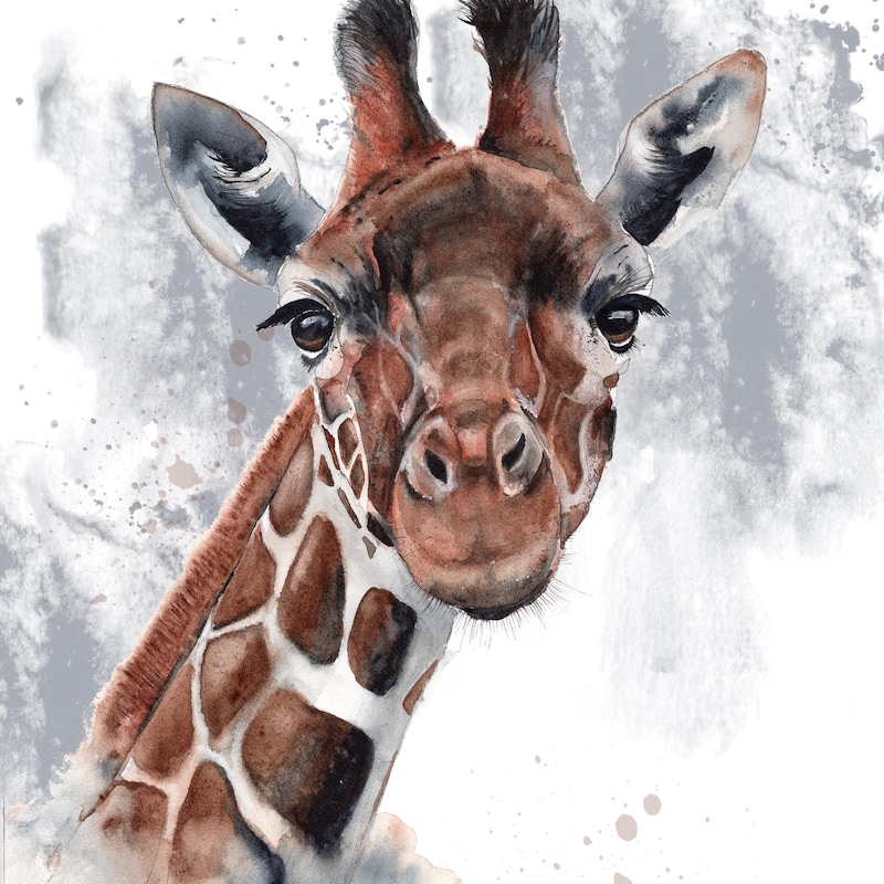 Giraffe Print - Etsy