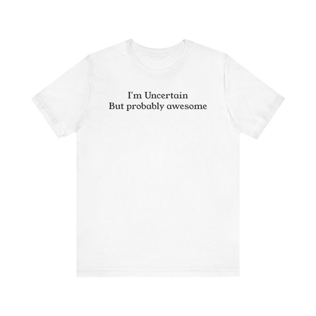 Uncertainty Principle Physics Tee - Funny Science Quote, Cotton Unisex ...
