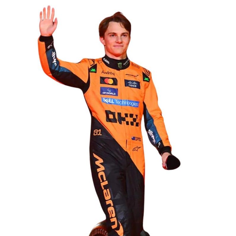 F1 Oscar Piastri McLaren Lando Norris McLaren F1 Go Karting Suit Novo ...