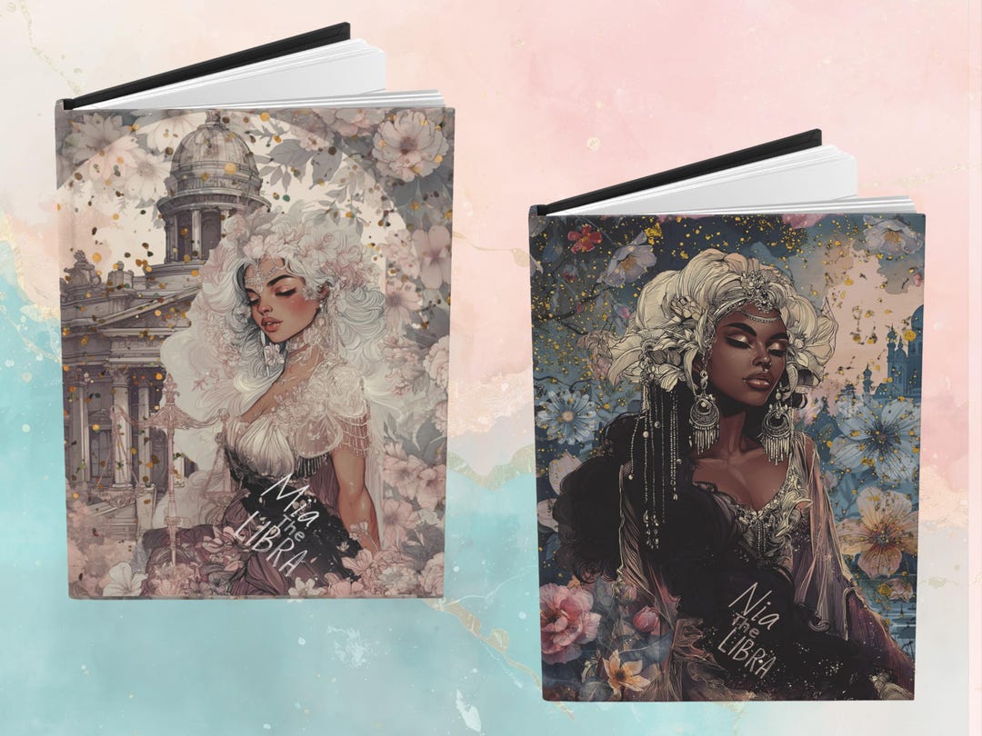 Personalized Hardcover Journal, Libra Astrology Notebook, Empowering ...