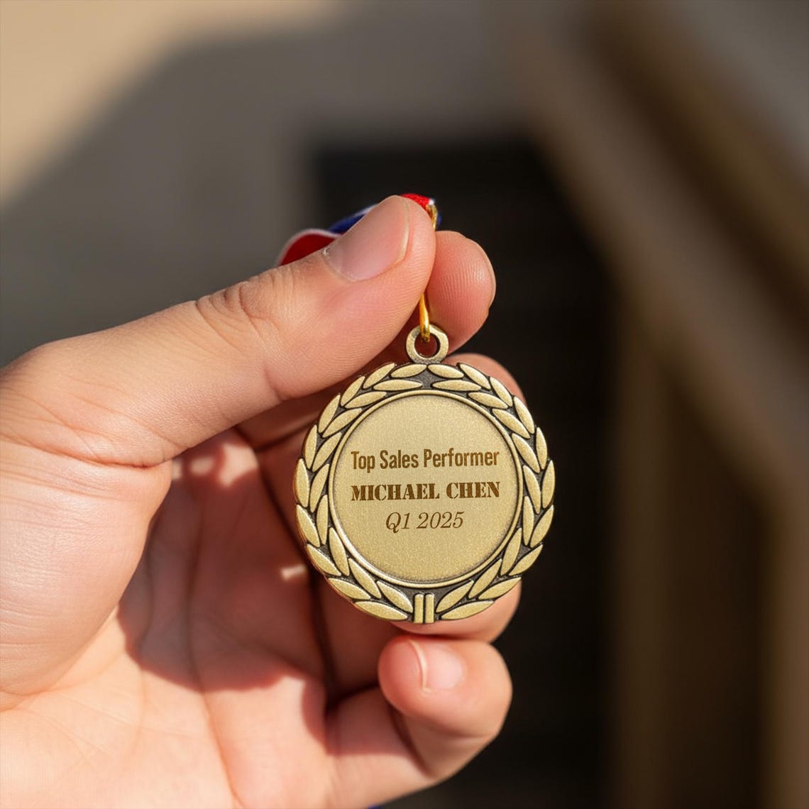 Custom Award Medal Engraved – Personalized Engraving on Award Medal ...