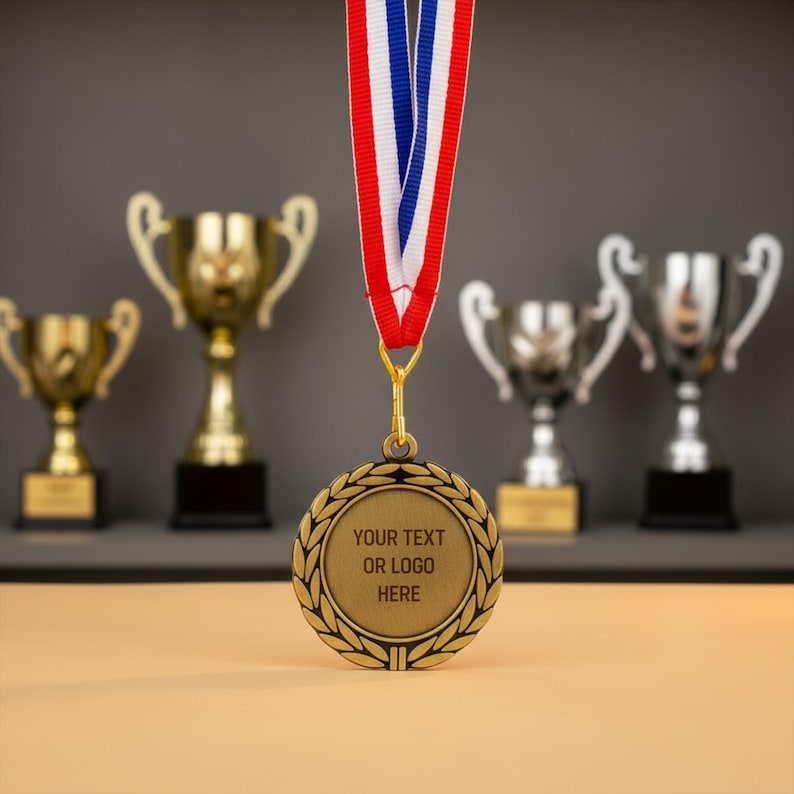 Custom Award Medal Engraved – Personalized Engraving on Award Medal ...