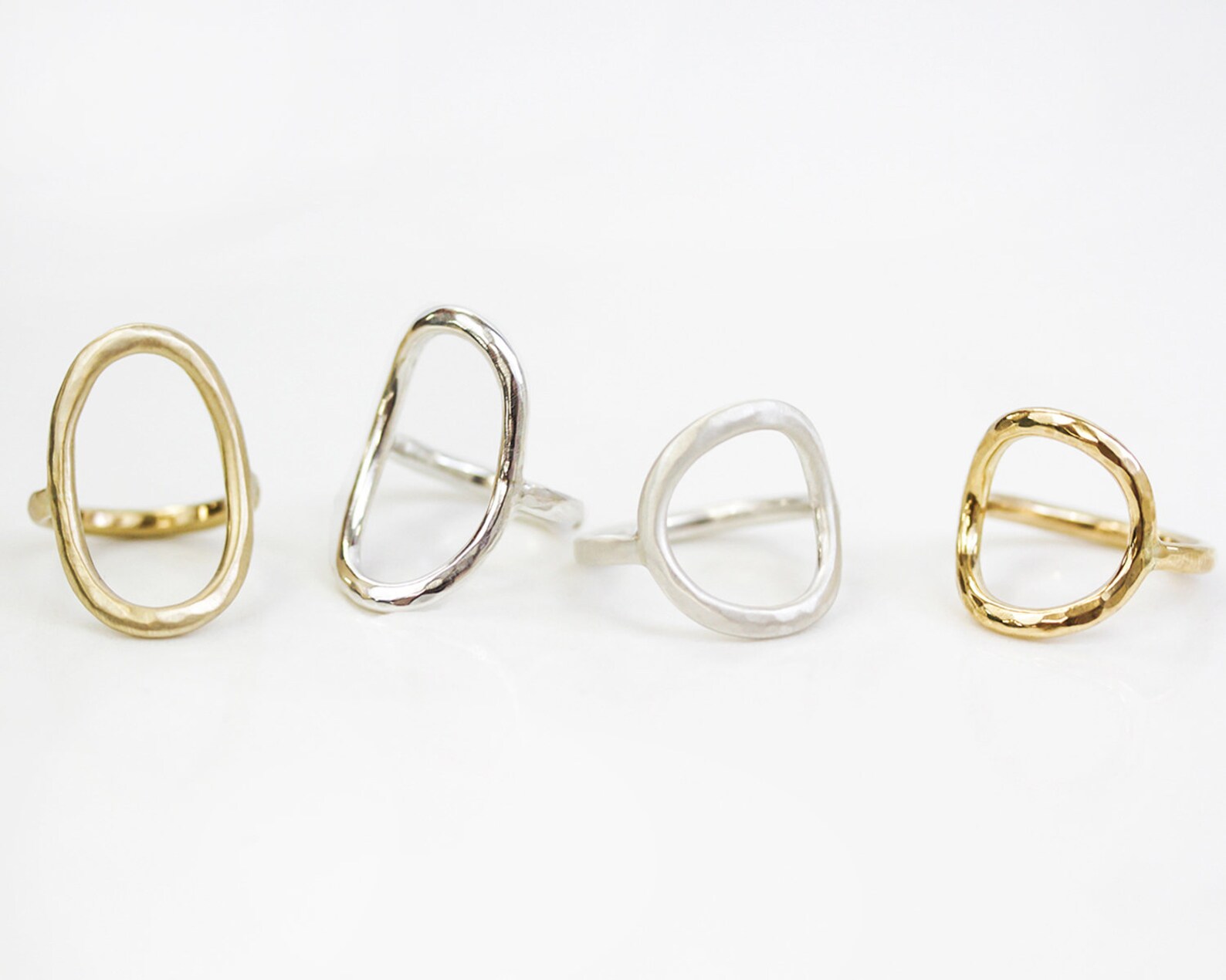 Chunky Rings / Statement Ring / Power Ring / Circle Ring / | Etsy