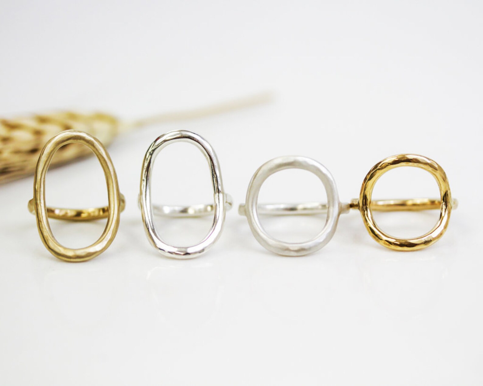 Chunky Rings / Statement Ring / Power Ring / Circle Ring / | Etsy