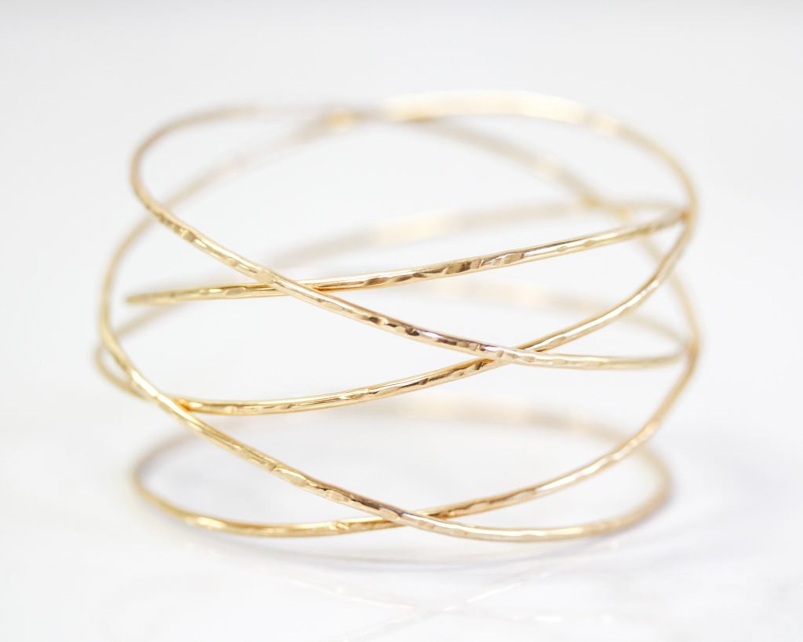 Wrap Bangle / Silver Bangle / Gold Bangle / Bangle Bracelet for Women ...