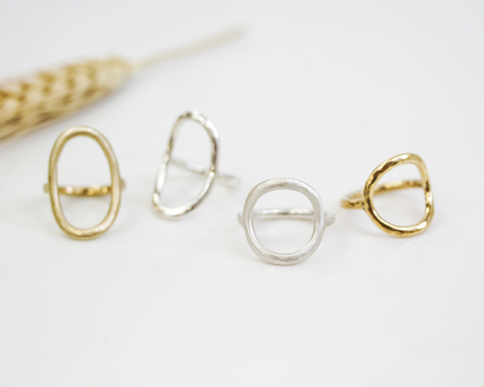 Chunky Rings / Statement Ring / Power Ring / Circle Ring / | Etsy