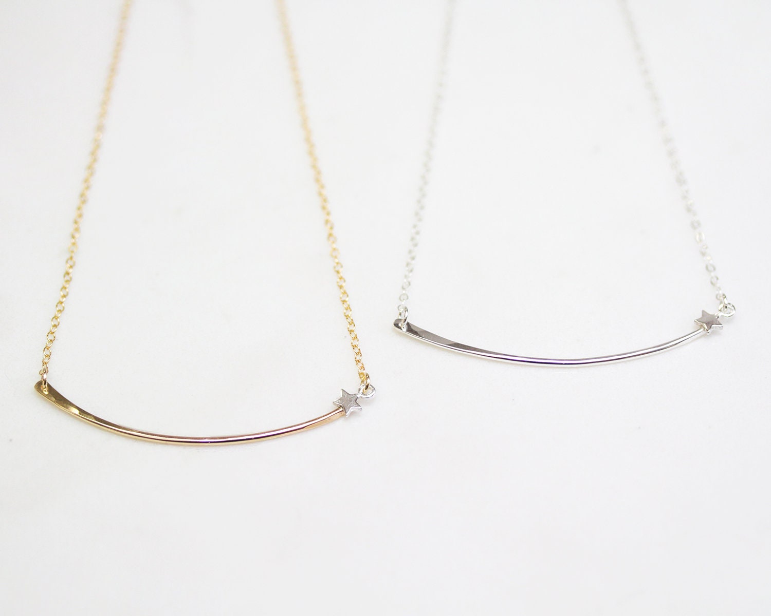 Shooting Star Necklace / Graduation Gift / Empowering Necklace / Simple ...