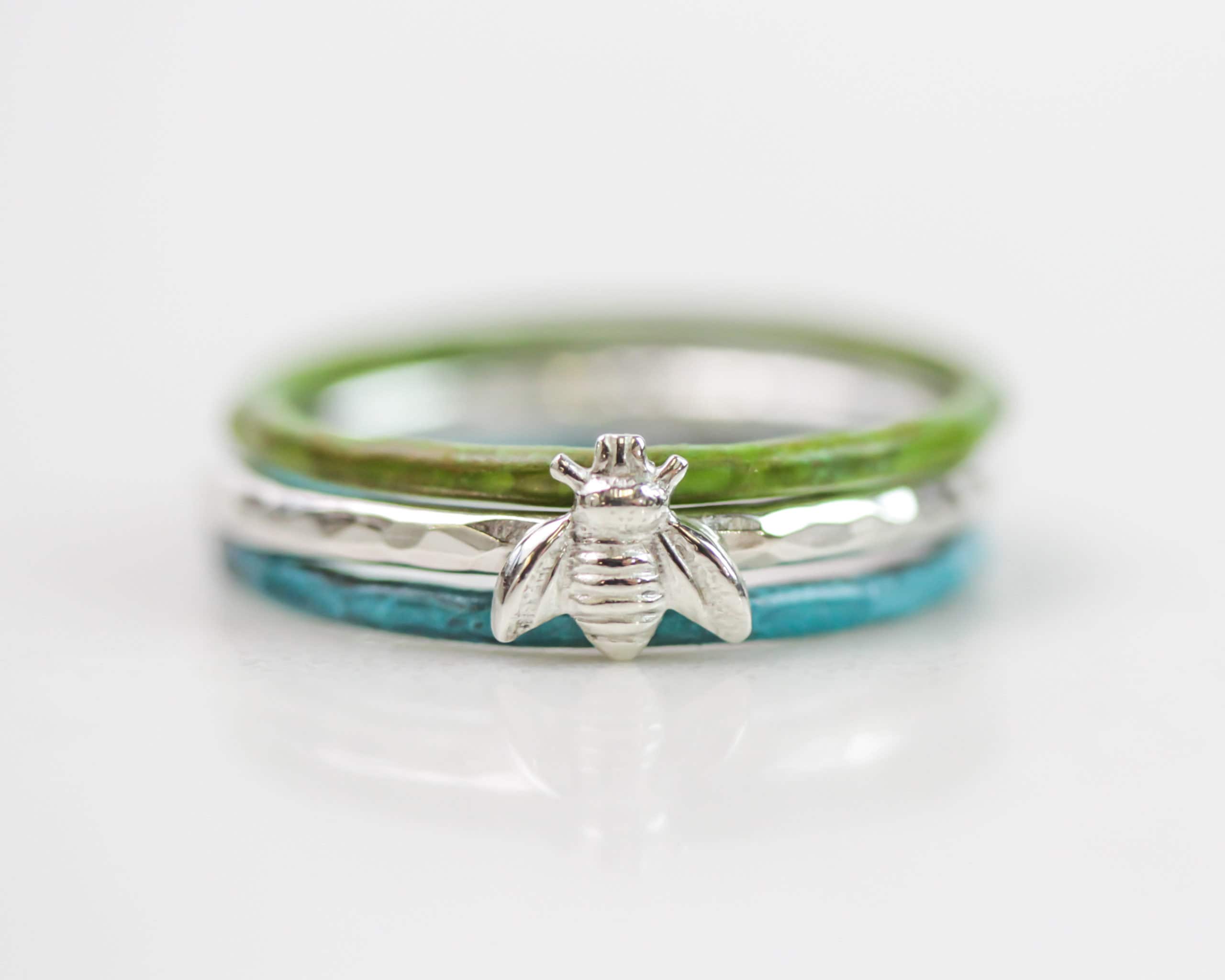 Keystone Shape Rings / Shape Rings / Simple Rings / Summer | Etsy