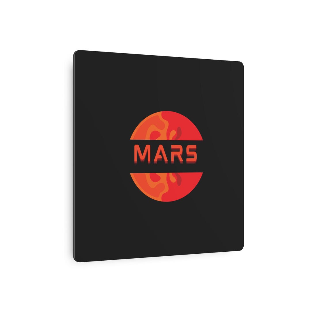 Mars Metal Art Sign for Space Lovers, Sci-fi Home Decor, Gift for ...