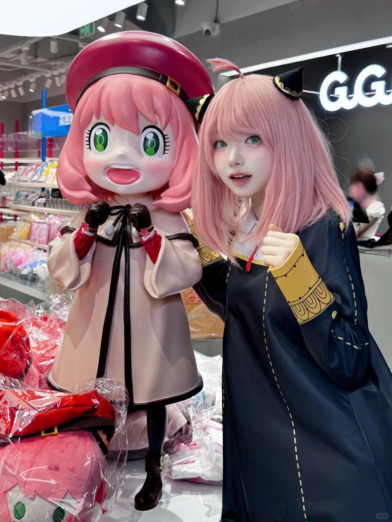 Anya Anime Cosplay Costume – Complete Outfit Ready for Conventions ...