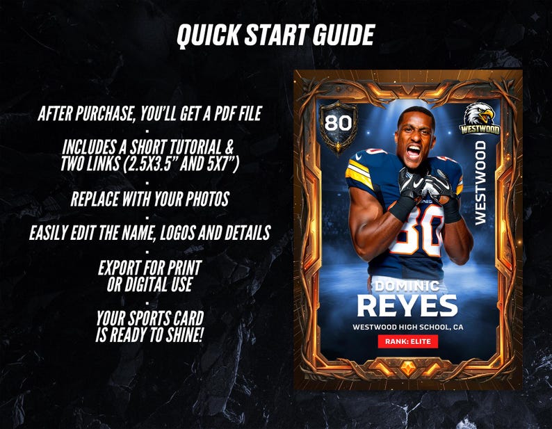 Editable Wrestling Trading Card Template Canva Free | Sports Card ...