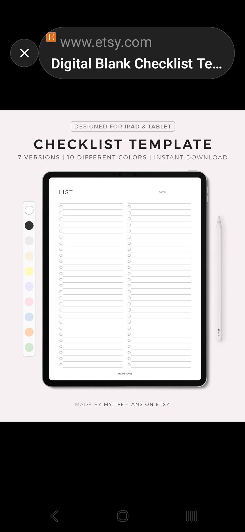Mega Cleaning Checklist Bundle Printable and Fillable PDF Weekly Room ...