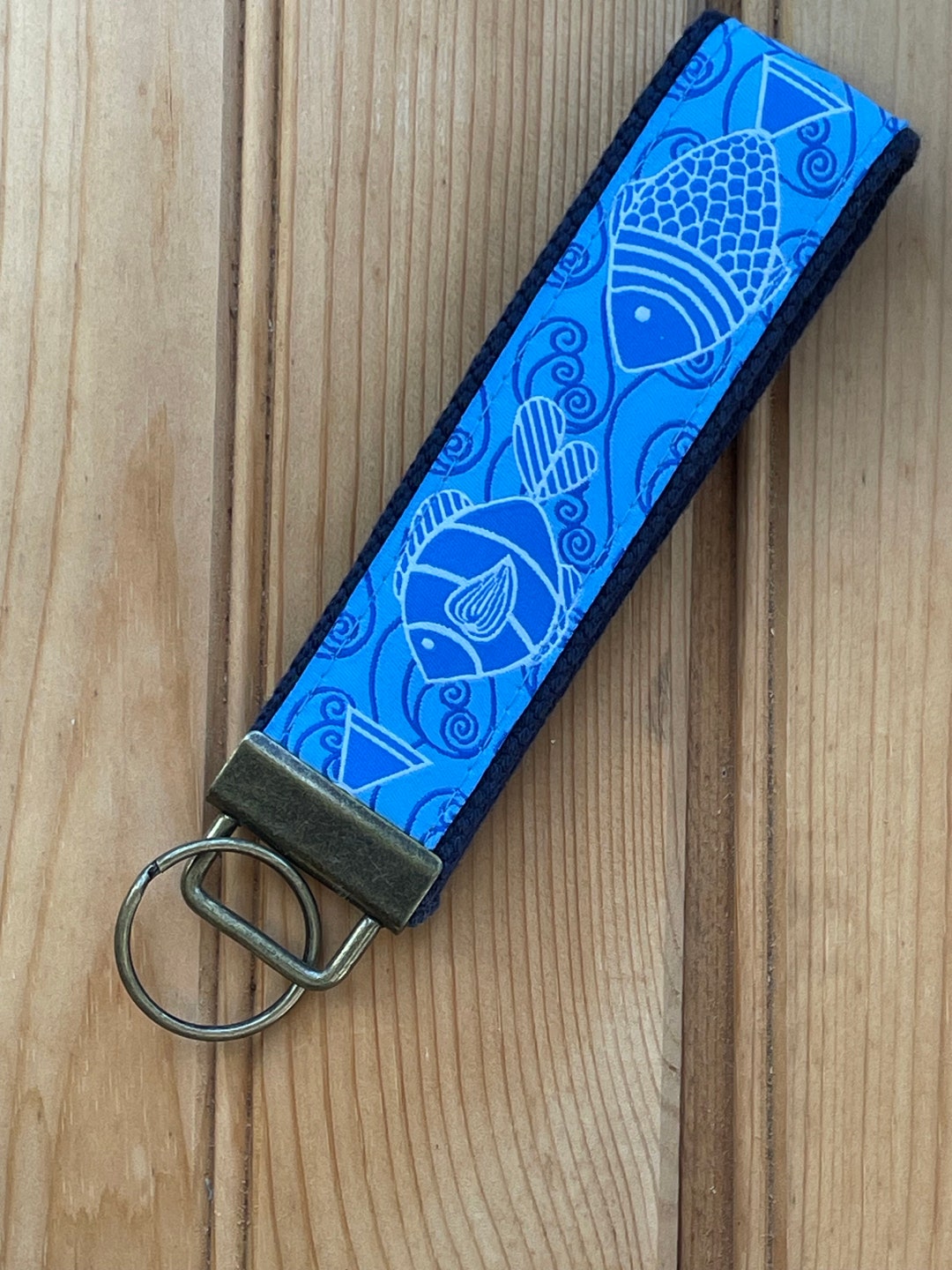 Keyfob Wristlet / Key Fob / Key Chain / Tropical Fish / Ready to Ship ...